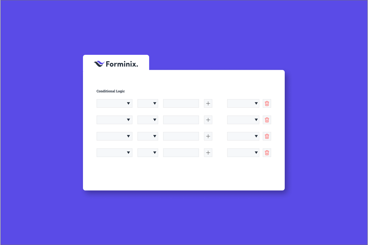 How To Build Dynamic Form In WordPress Using Conditional Logic Forminix