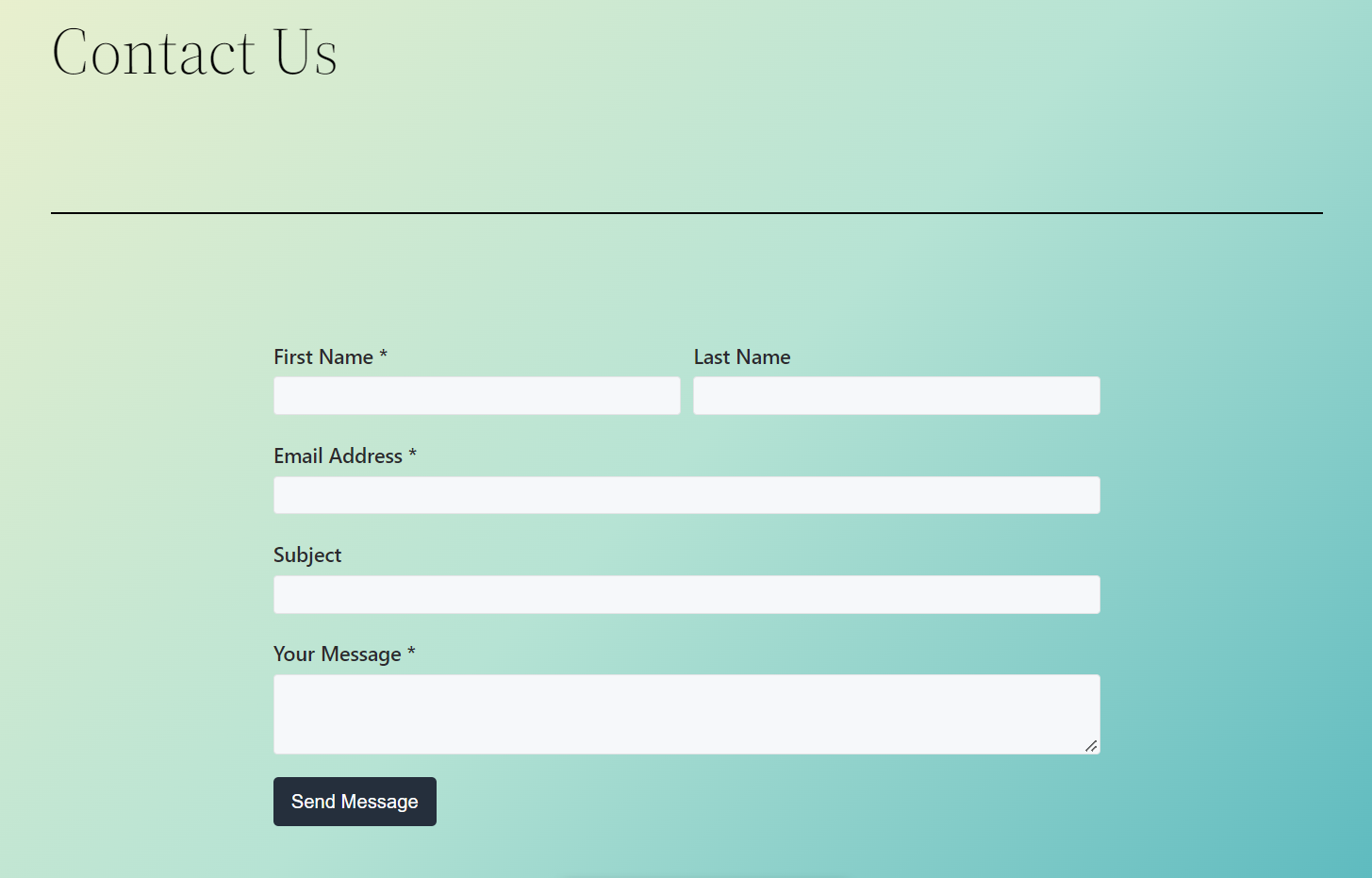 How To Create A Wordpress Contact Form In Seconds Forminix
